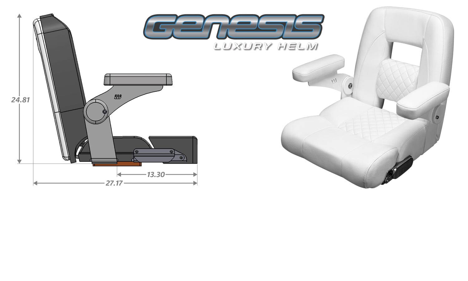 Genesis Luxury Helm Chairs – Boatseats