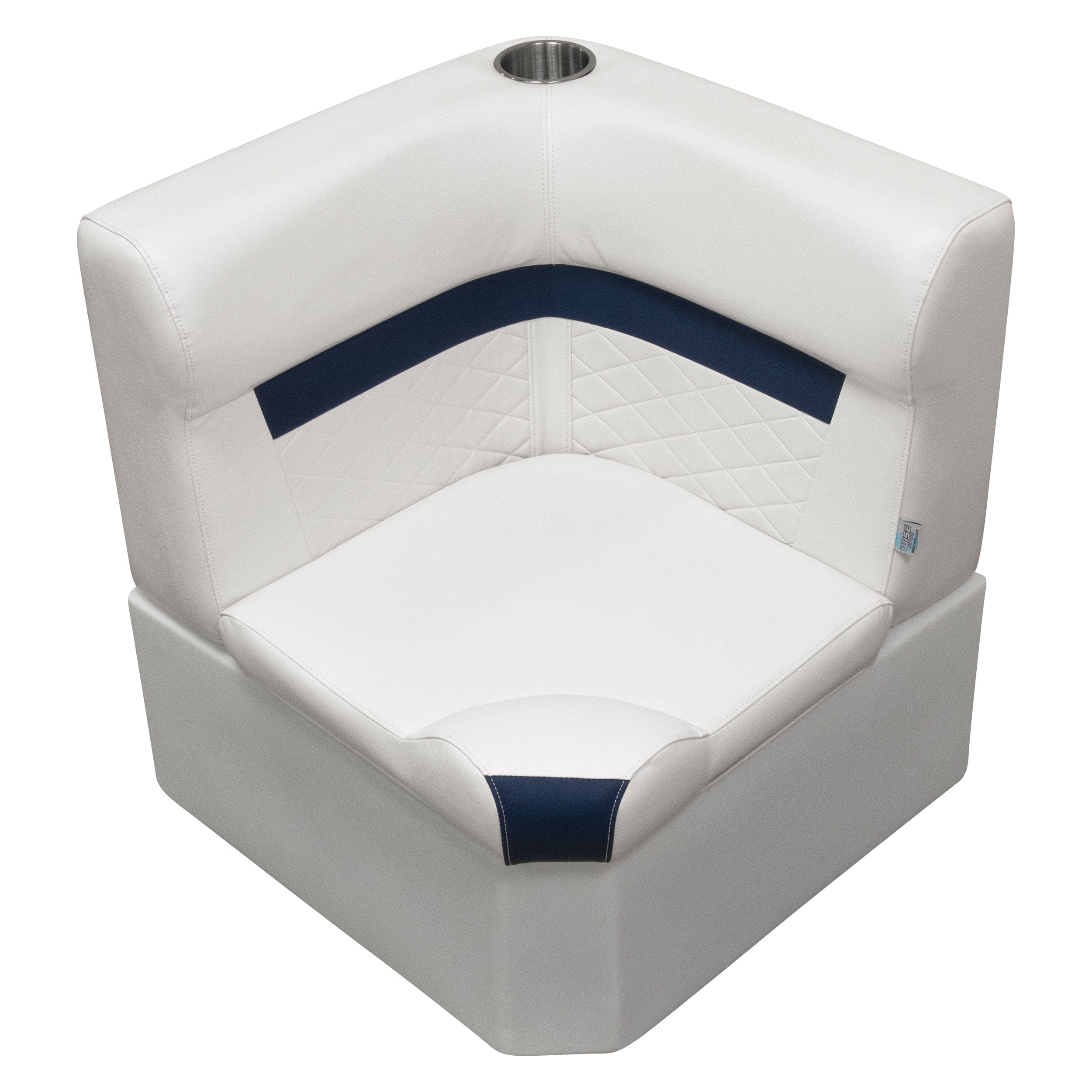 Wise DLX133 - DLX Series Pontoon Corner Section Cushion & Base Package ...